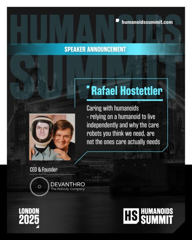 Talk at Humanoid Summit in London - DEVANTHRO